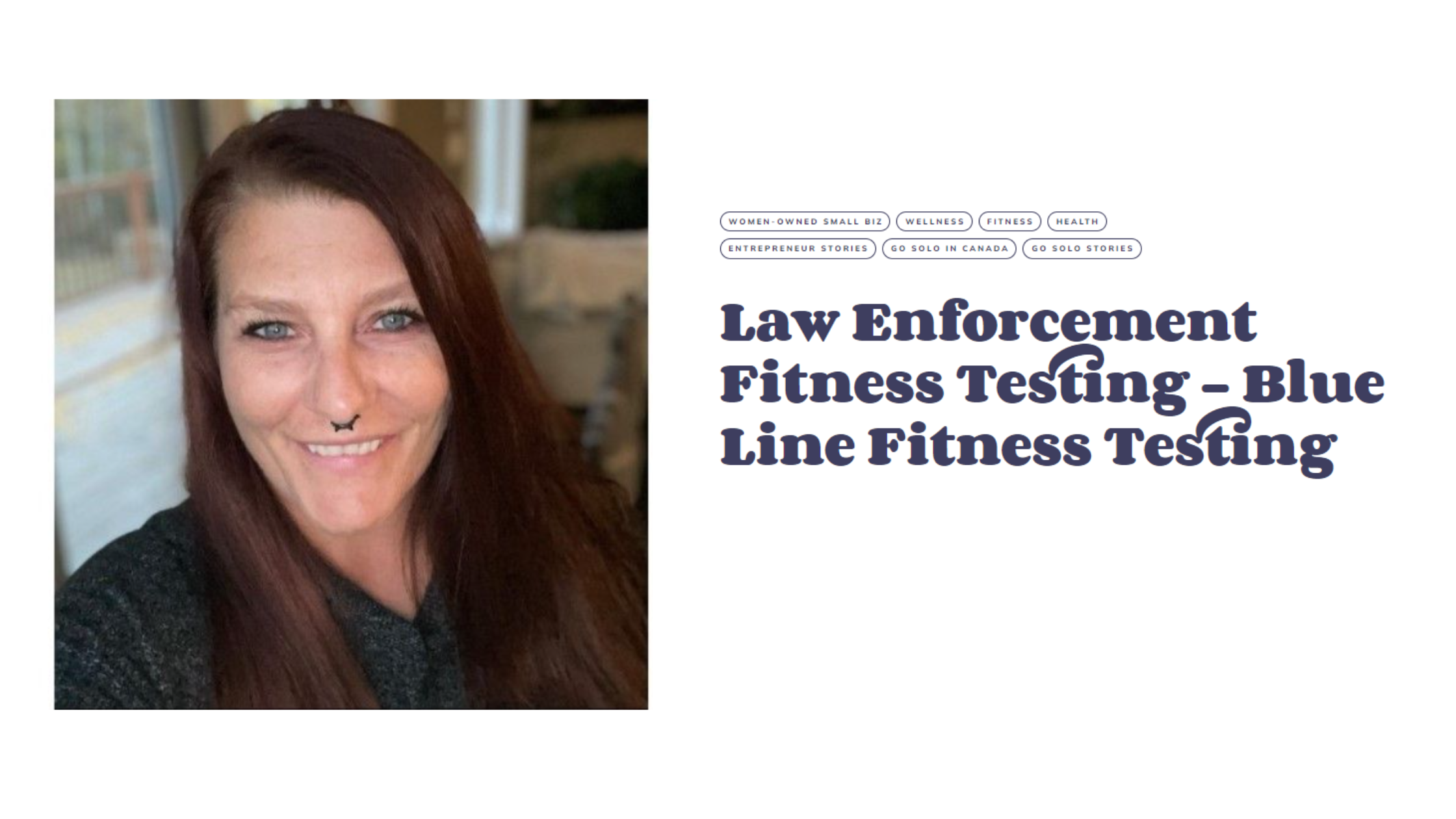Go Solo interview with blueline fitness testing | Blue Line Fitness Testing Go Solo interview with blueline fitness testing | Blue Line Fitness Testing